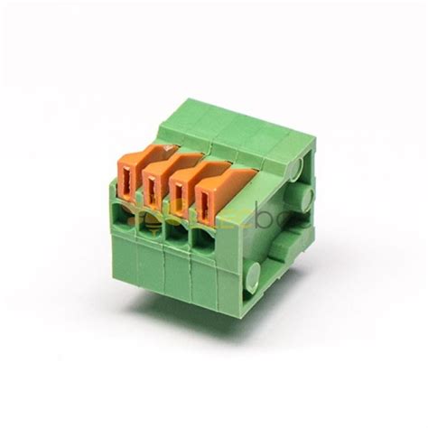 Configurable Spring Terminal Blocks 8pin Straight Through Hole Pcb Mount