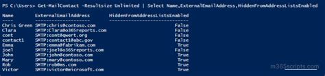 Bulk Import Contacts To Office 365 Using Powershell