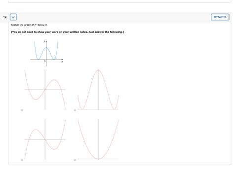 Solved MY NOTES Sketch The Graph Of F Below It You Do Not Chegg Com
