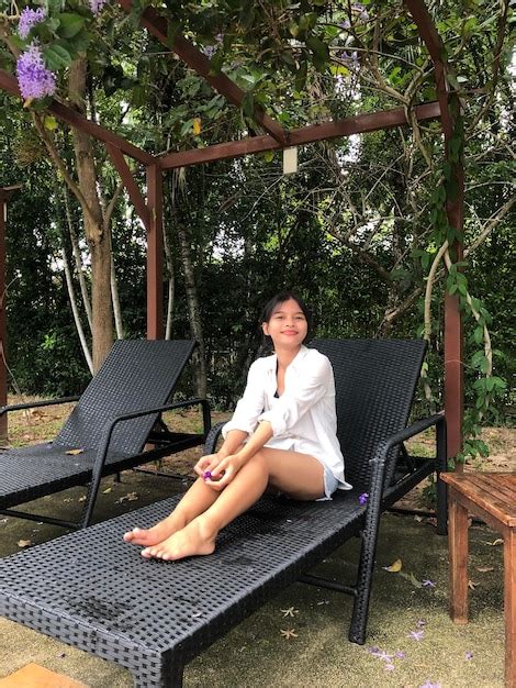 Premium Photo Woman Sunbathing
