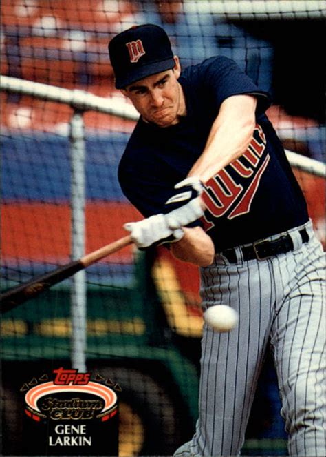 1992 Stadium Club 66 Gene Larkin Nm Mt