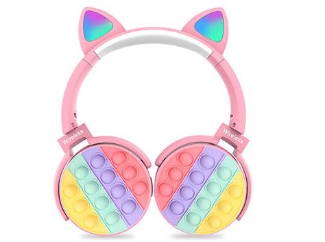 Kinsi Bt950kinder Over Ear Kopfhörer Bluetooth Rosa Mediamarkt