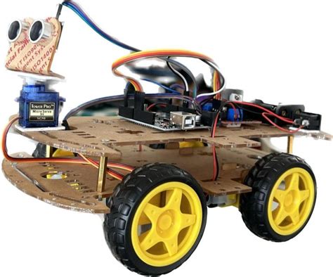 Arduino Obstacle Avoidance Car Complete Kit Darazlk