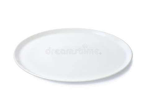 White Empty Rectangular Plate Of Porcelain On A White Background Stock Image Image Of Plate