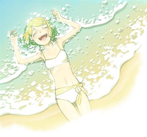 Kagamine Rin Vocaloid Drawn By Bonboneee Danbooru