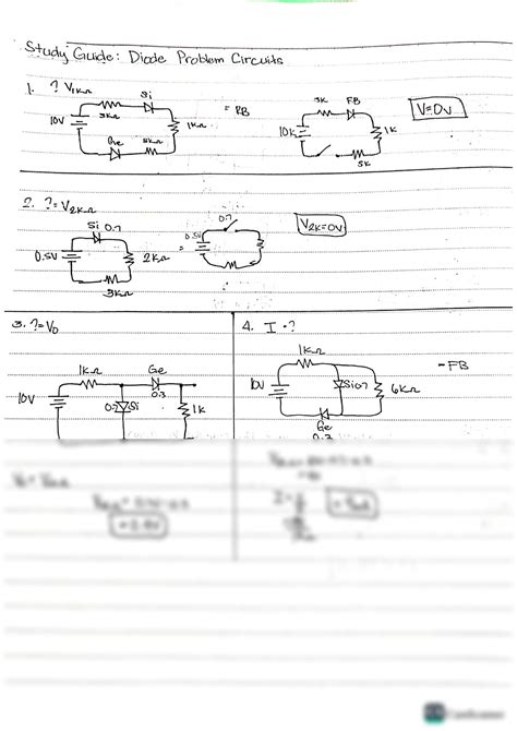 SOLUTION Electronics Engineering Diode Problems Studypool