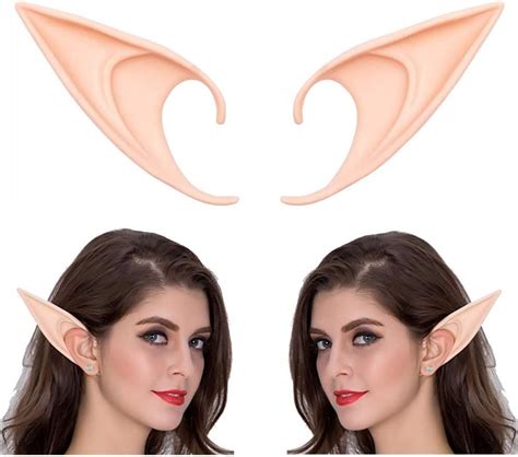 Greatandlucky Cosplay Fairy Pixie Elf Ears Soft Pointed