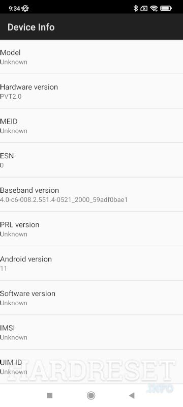Codes For REDMI Note