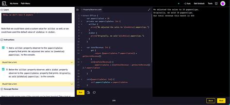 Using Property Observers Other Codecademy Forums