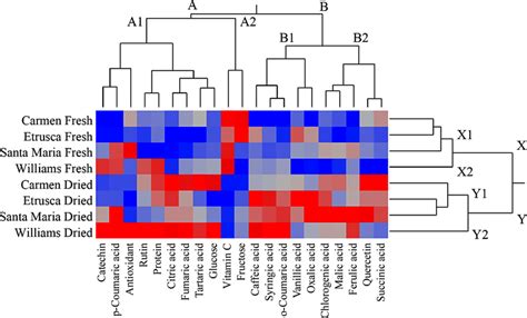 Heat Map Obtained As An Output Of Hierarchical Clustering Analysis Of