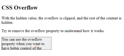 ویژگی overflow در css آتریا