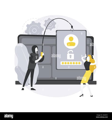 Data Stealing Malware Abstract Concept Vector Illustration Stock Vector