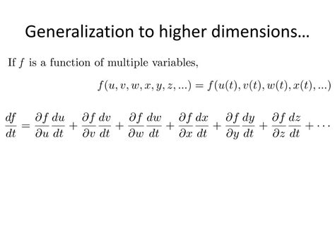 Ppt 125 Chain Rules For Functions Of Several Variables Powerpoint