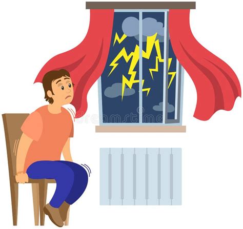 Thunderstorm Vector Window Stock Illustrations 155 Thunderstorm Vector Window Stock