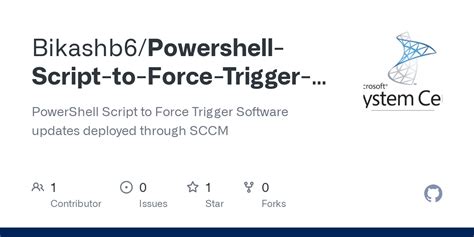 Github Bikashb6 Powershell Script To Force Trigger Software Updates Deployed Through Sccm