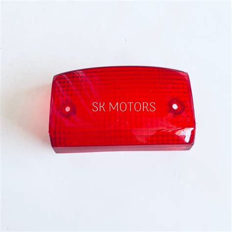 ฝาไฟท้าย แดง แผ่นใส Dream New C100n ดรีมท้ายมน ดรีมนิว