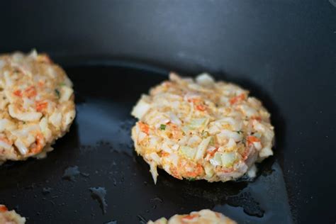 Crab Cakes With Imitation Crab Meat Thrift And Spice