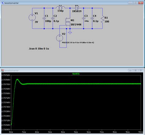 LTSpice Boost Converter Simulation Electrical Engineering Stack Exchange