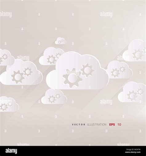 Cloud Application Settings Web Icon Stock Vector Image And Art Alamy
