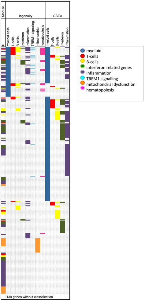 Functional Classification Of Individual Genes Identified By Gene