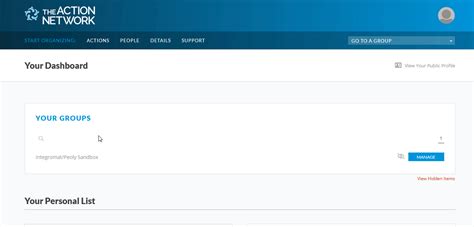 Action Network Action Flow