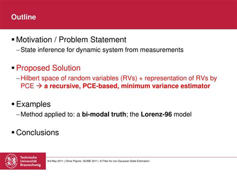 Ppt A Deterministic Filter For Non Gaussian State Estimation Powerpoint Presentation Id4854531