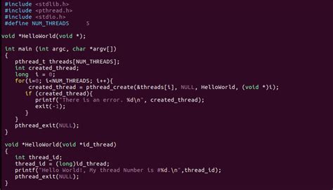 Multithreading Program Setup Guide