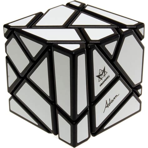 Ghost Cube White Labels Mefferts Rotation Puzzle