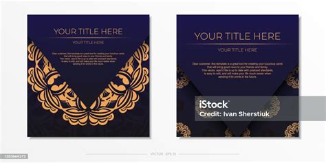 고급스러운 그리스 장식이 있는 세련된 레디 투 프린트 퍼플 엽서 디자인 빈티지 패턴초대 카드 템플릿 0명에 대한 스톡 벡터 아트
