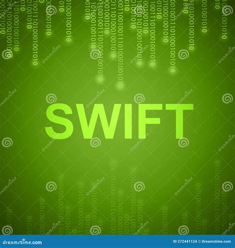 Swift Programming Language Development Concept Coding Background Colored Pixelized Text 3d