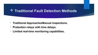 TRANSMISSION LINE Fault Detection Report PPT