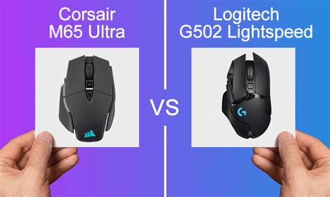 Corsair M65 Ultra Vs Logitech G502 Lightspeed Which One Should You Buy