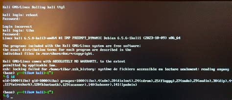 Can Not Open Access To Console The Root Account Is Locked Kali Linux Unix Linux Stack Exchange