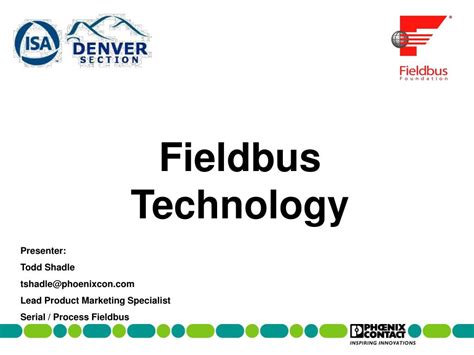 ppt fieldbus technology powerpoint presentation free download id