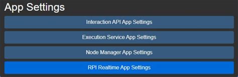 admin rpi realtime