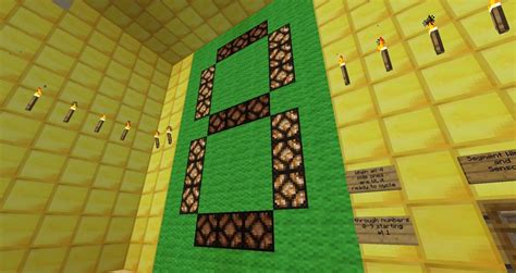 7 Segment Display Minecraft Map