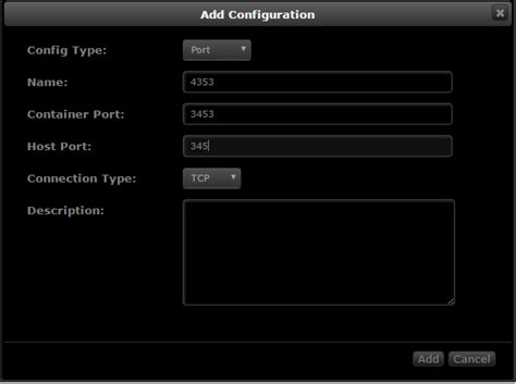 Editing Container Ports Docker Engine Unraid