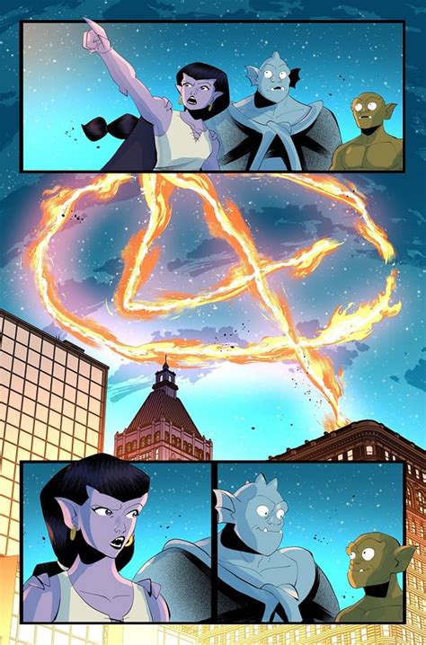 Fantastic Four Gargoyles Crossover From Marvel Disney And Dynamite