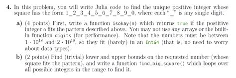 66 99 4 in this problem you will write julia code