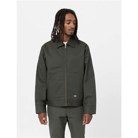 Theroom Dickies Lined Eisenhower Jacket Olive Green