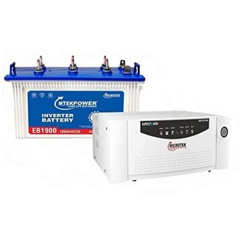 Microtek Inverter And Battery Eb 1900 Dg 800 At Rs 16000 Microtek Inverter Battery In