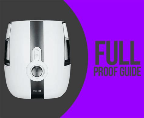 Homedics Humidifier Clean Light Reset Easy Steps