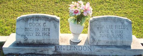 Rosa Lee Fields Mclendon 1893 1974 Memorial Find A Grave