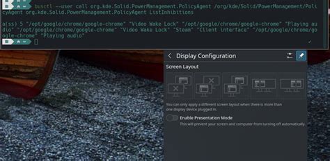 sleep or screen lock inhibit no longer shown help kde discuss