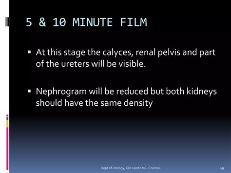 Intravenous Urography 1 Ppt