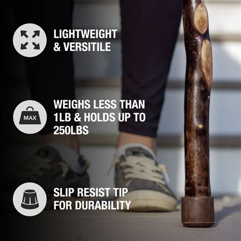 Twisted Assorted Hardwood American Rustic Walking Cane 34 Brazos