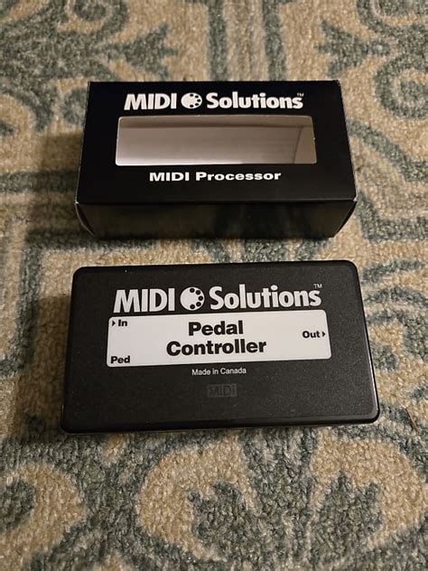 MIDI Solutions Pedal Controller S Black Reverb