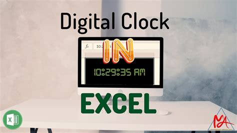 Create A Digital Clock In EXCEL YouTube