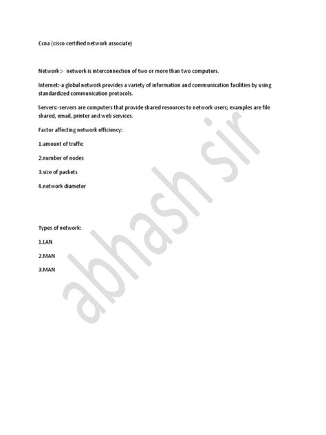 ccna basic final pdf network topology ip address