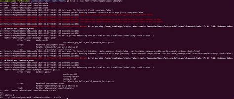 Command Line Argument Build Failed · Issue 466 · Gruntwork Ioterratest · Github